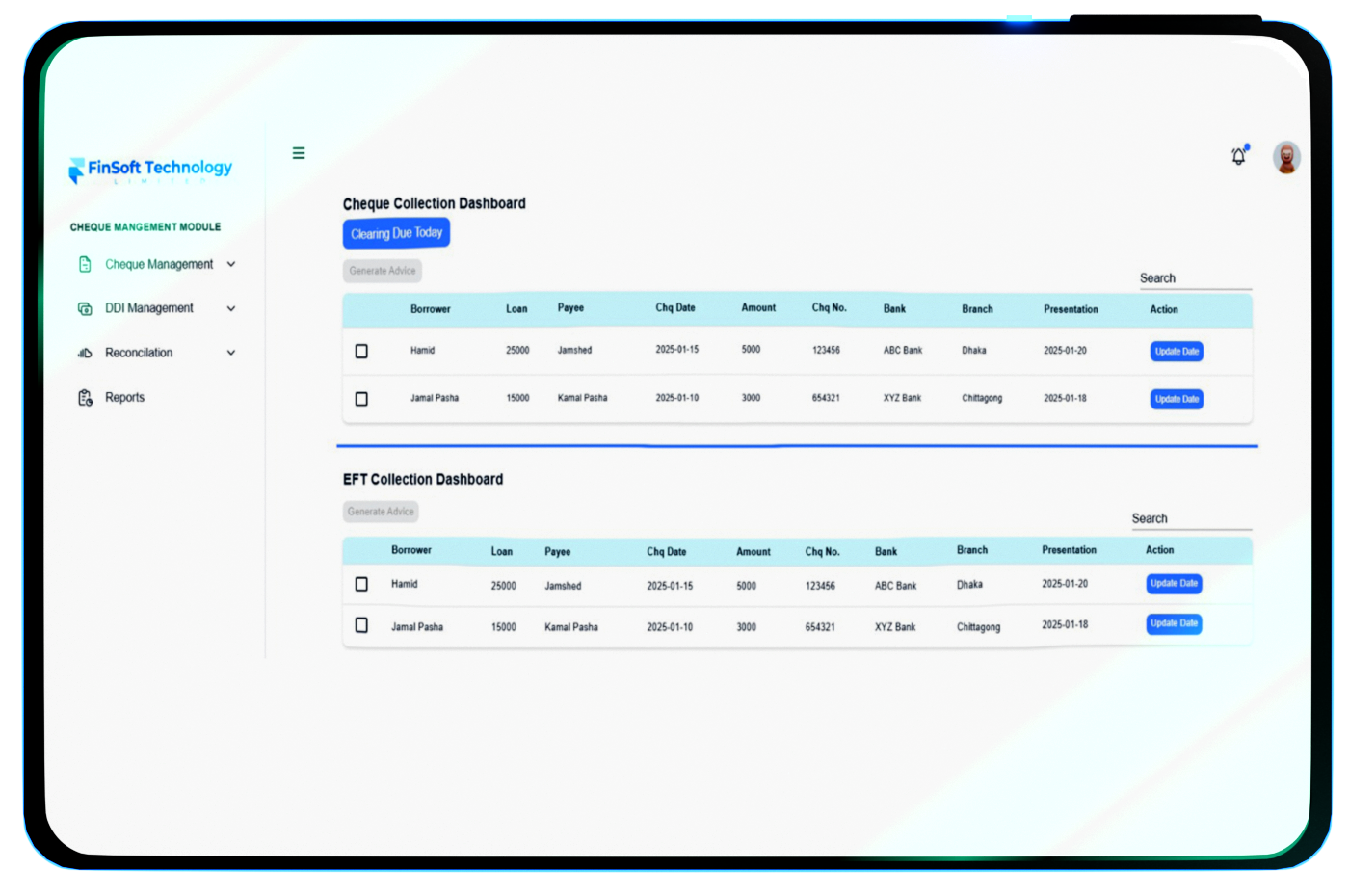 FinSoft Cheque Management Solution – FinSoft